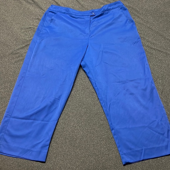 Pants & Jumpsuits | Blue Capri Pants | Poshmark